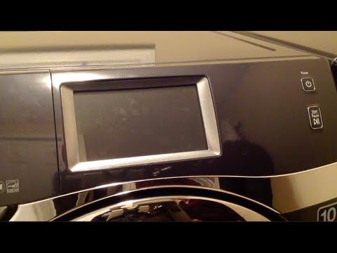 Samsung Smart Washing Machine Demo - YouTube