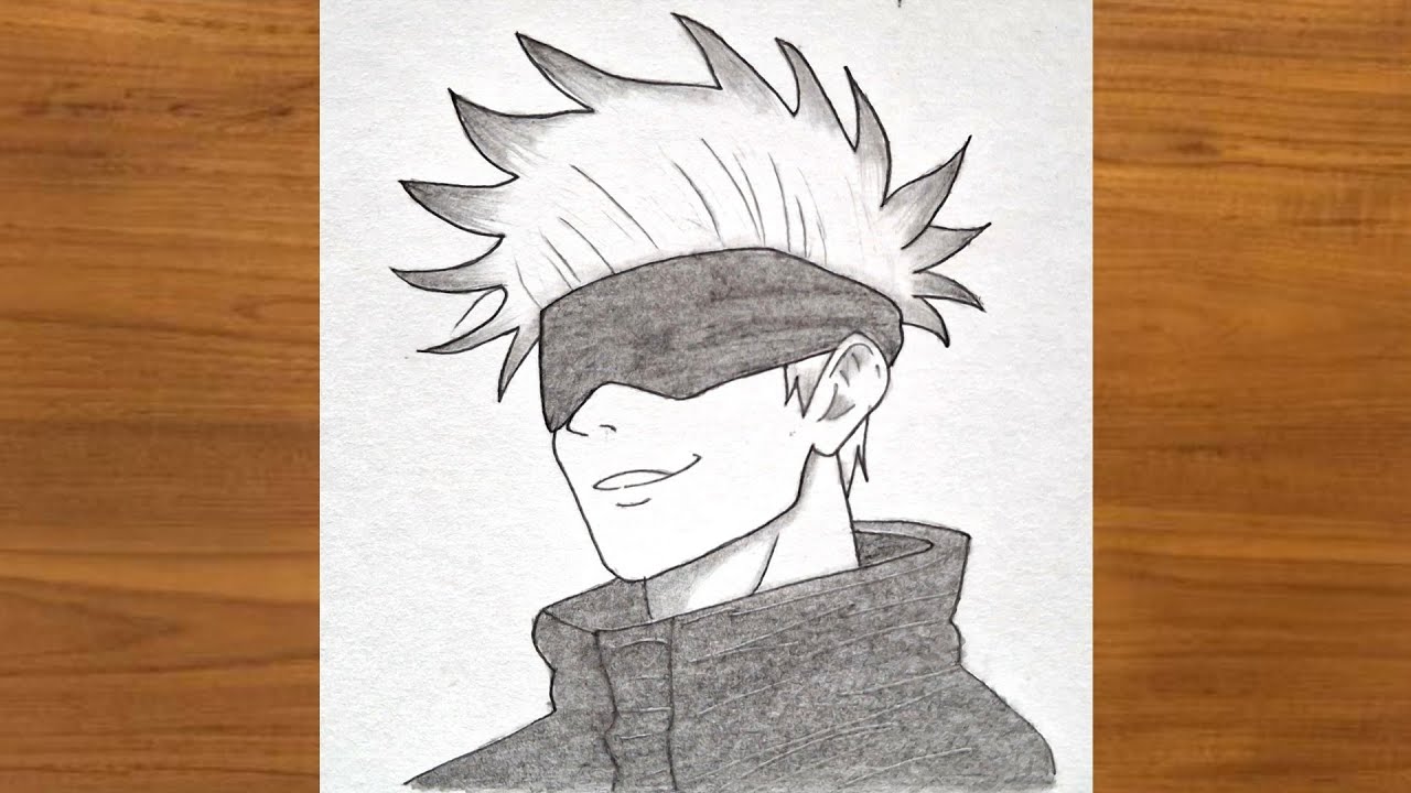 How to Draw Gojo Satoru || Jujutsu Kaisen Drawing Tutorial || Easy ...