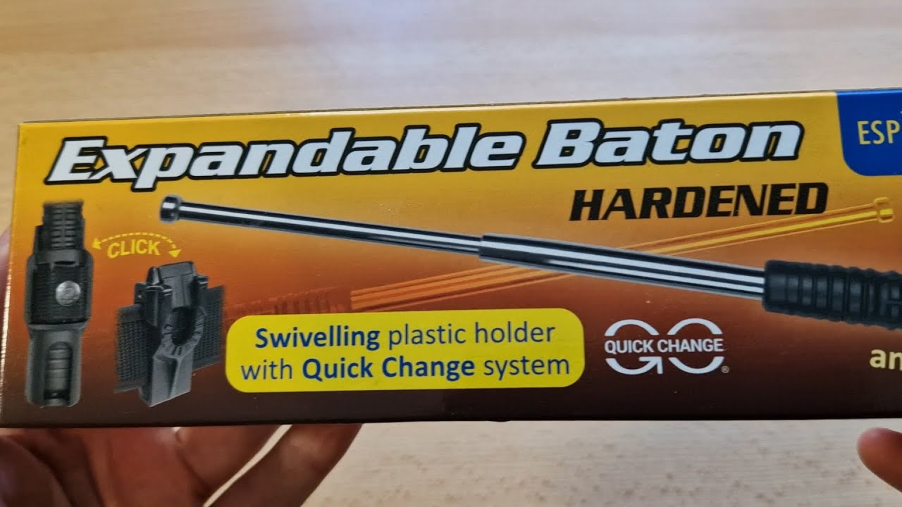 Expandable Baton Hardened ESP 21'' - quick change system - Unboxing ...