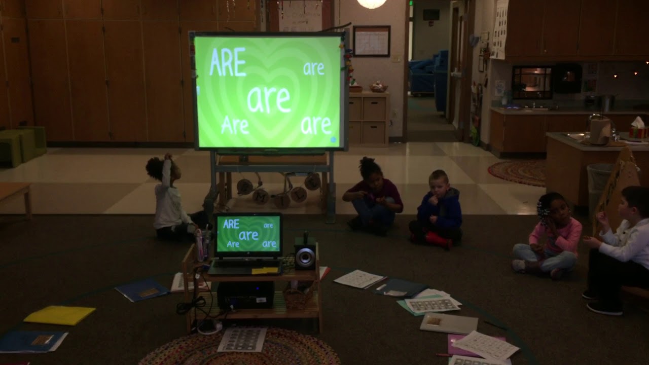 SMARTBoard in Kindergarten - YouTube