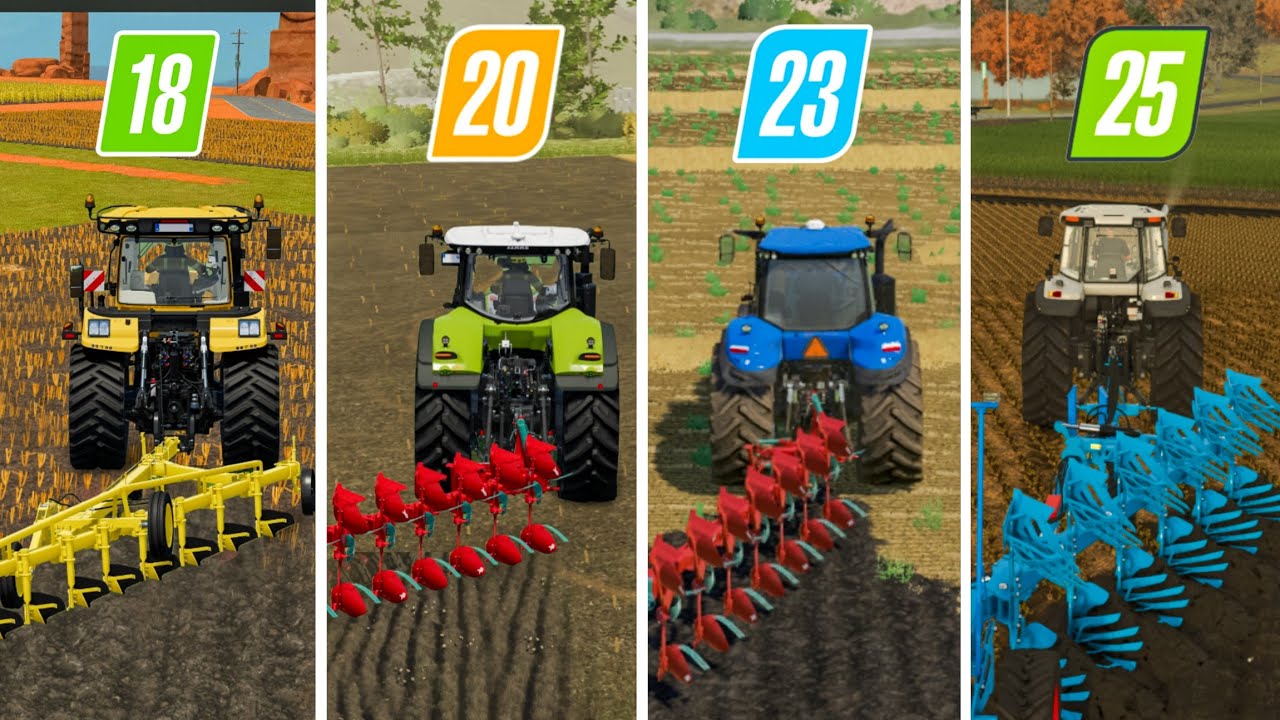 Fs16 Vs Fs18 Vs Fs20 Vs Fs23 Vs Fs25 | Plow ( Deformation) | Timelapse ...