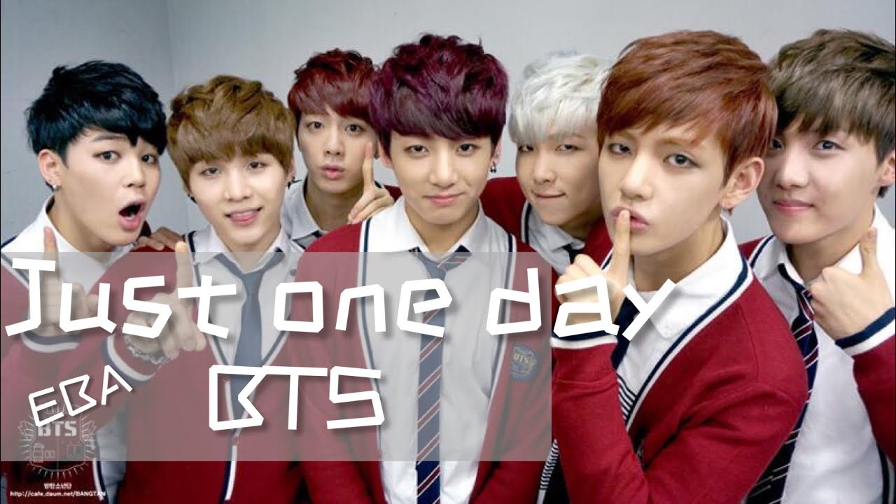 Just one day BTS. 中字 - YouTube