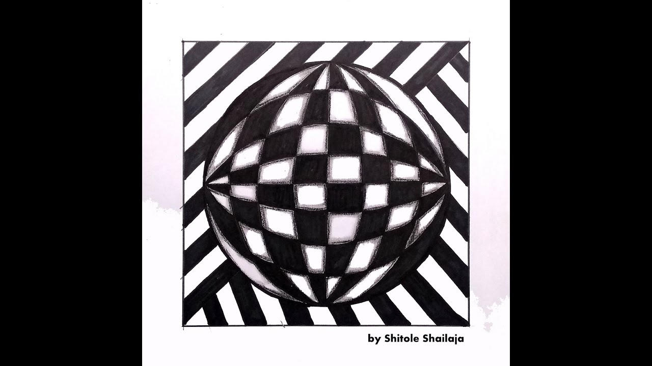 #Optical QUICK ART! OPTICAL ILLUSIONS DRAWING | PATTERNS ABSTRACT ...