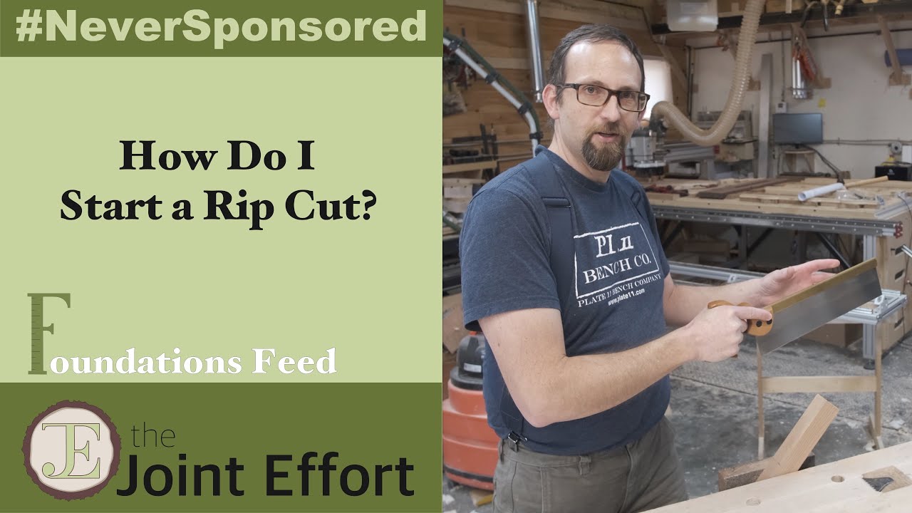 How to Start a Rip Cut - YouTube