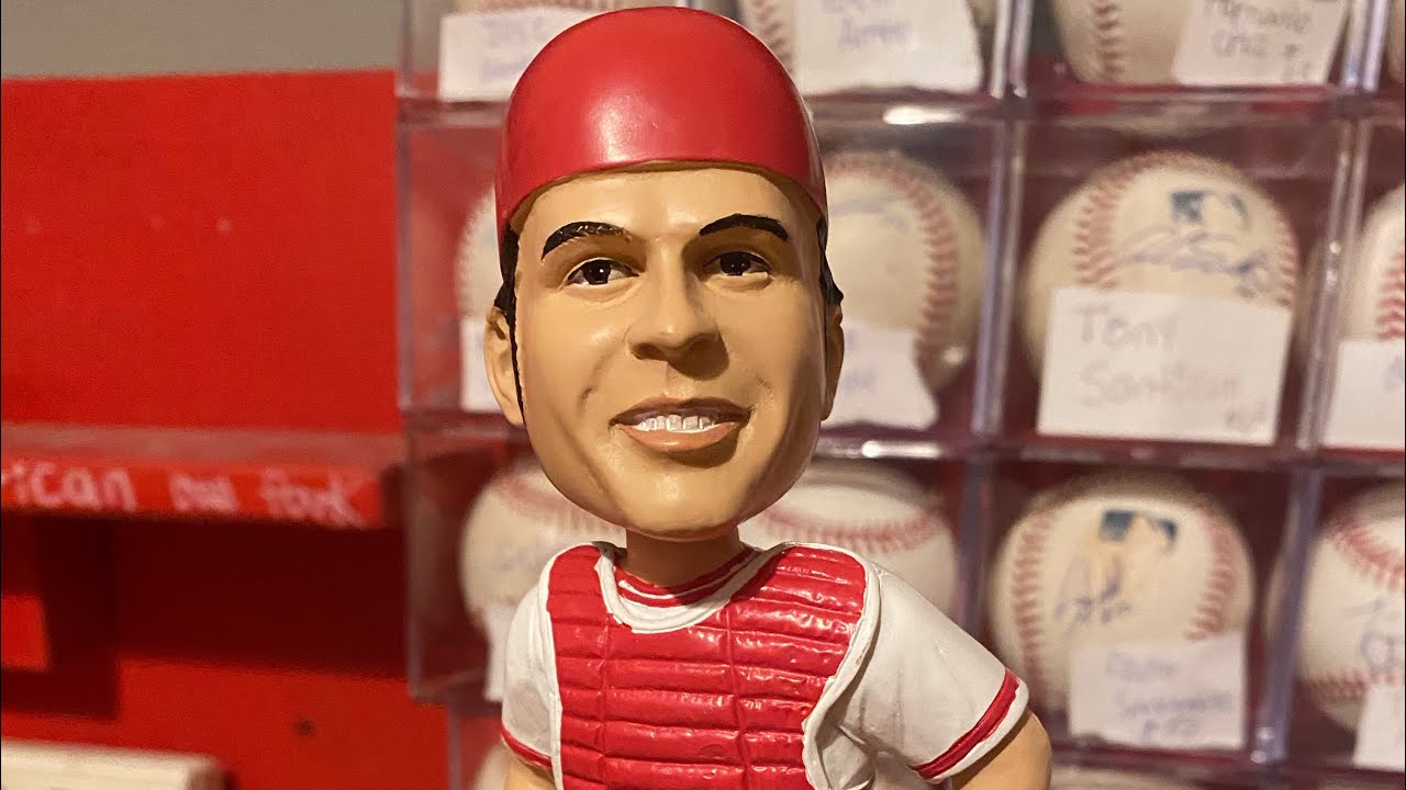 Unboxing the 2023 Johnny bench Pro gate series Foco Reds Bobblehead ...