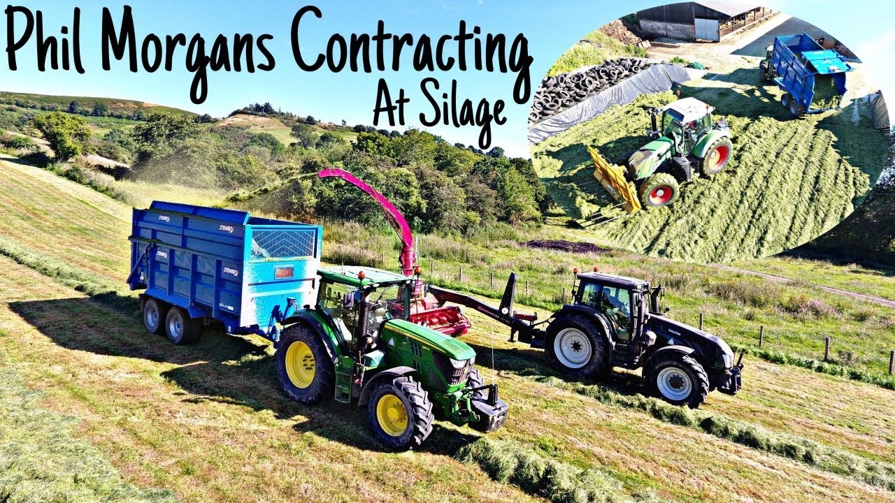 Phil Morgan Contracting at Silage - YouTube