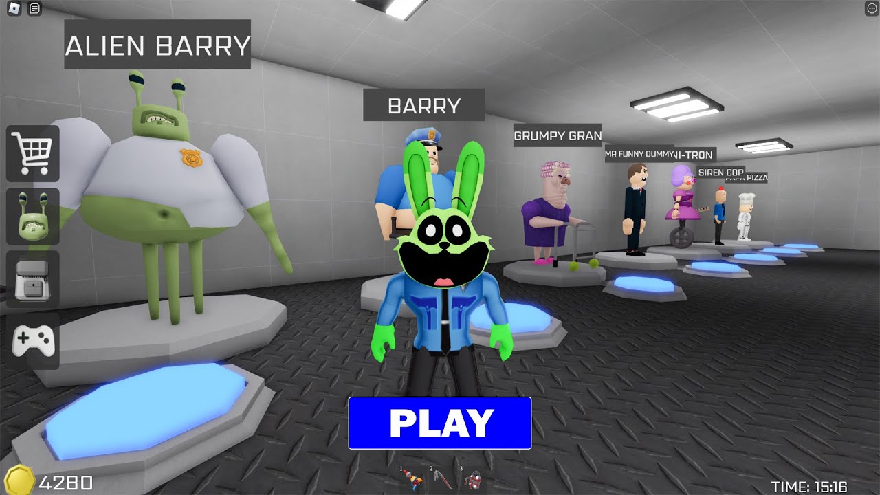 BARRY'S PRISON RUN! (OBBY) ALIEN BASE HARD MODE UPDATE - ALL MORPHS ...