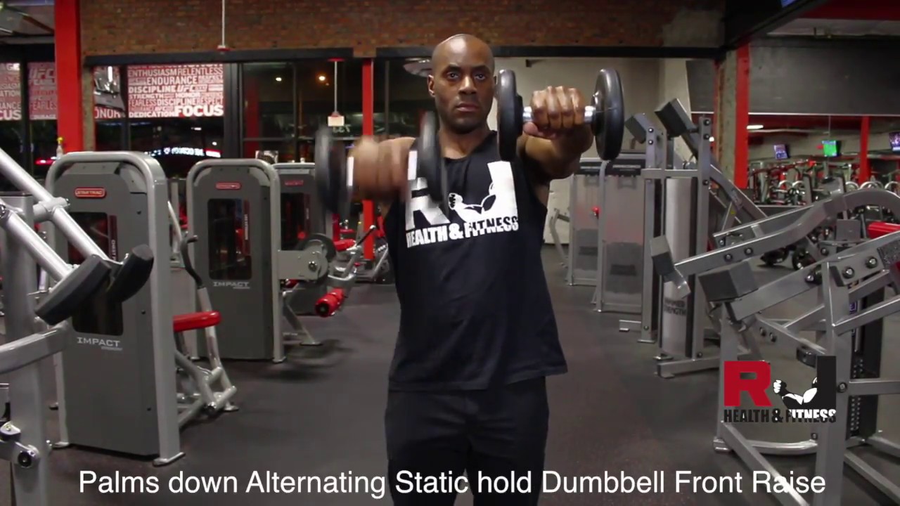 Static Hold Db Front Raise