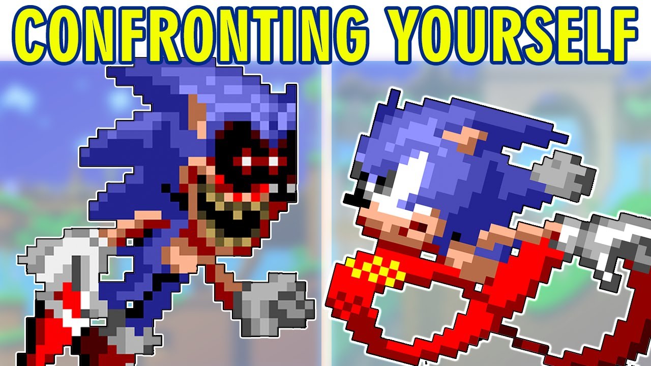 Sonic.EXE Confronting Yourself V1.5 VS Friday Night Funkin + Sonic.Exe ...