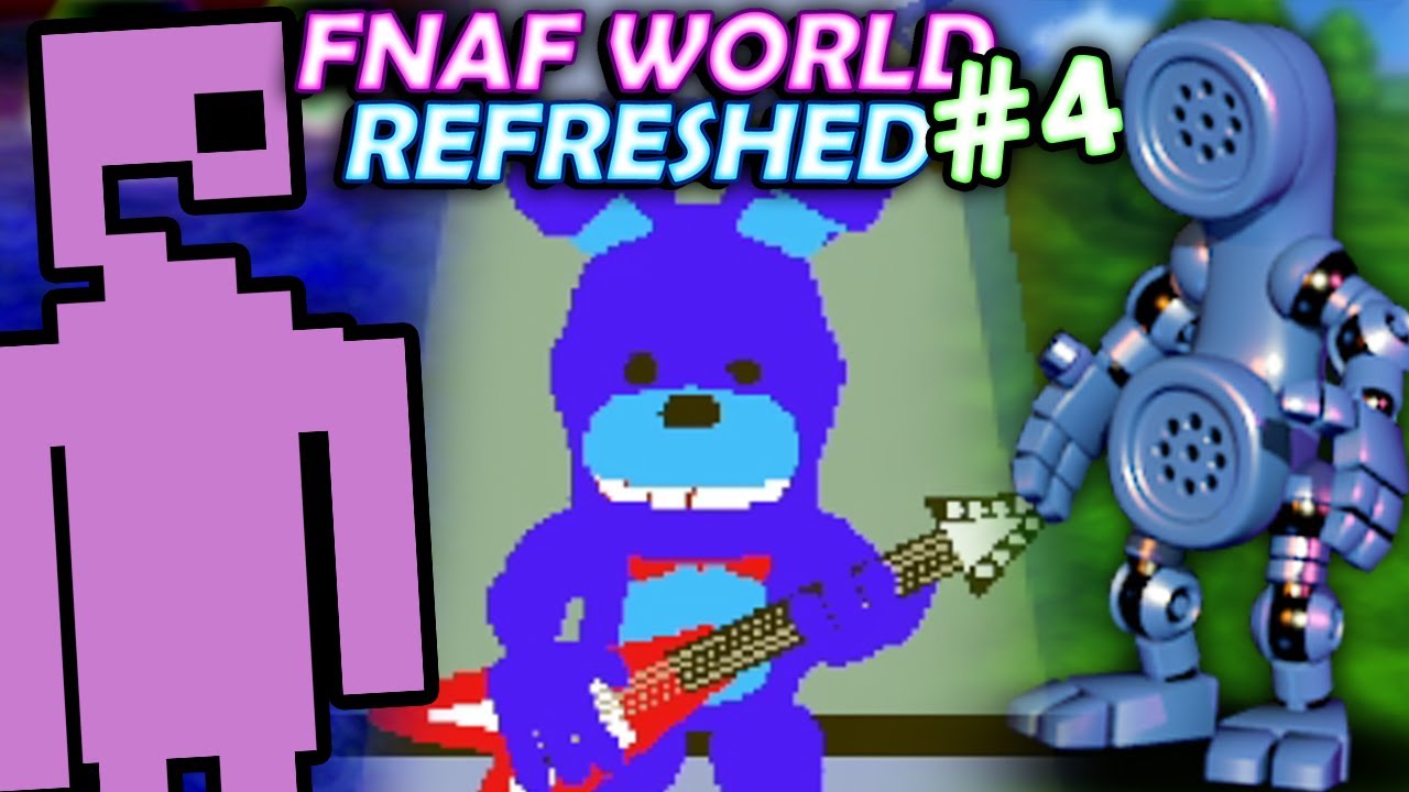 NUEVOS MINIJUEGOS, PERSONAJES y MUCHAS SKINS | FNaF World : Refreshed ...
