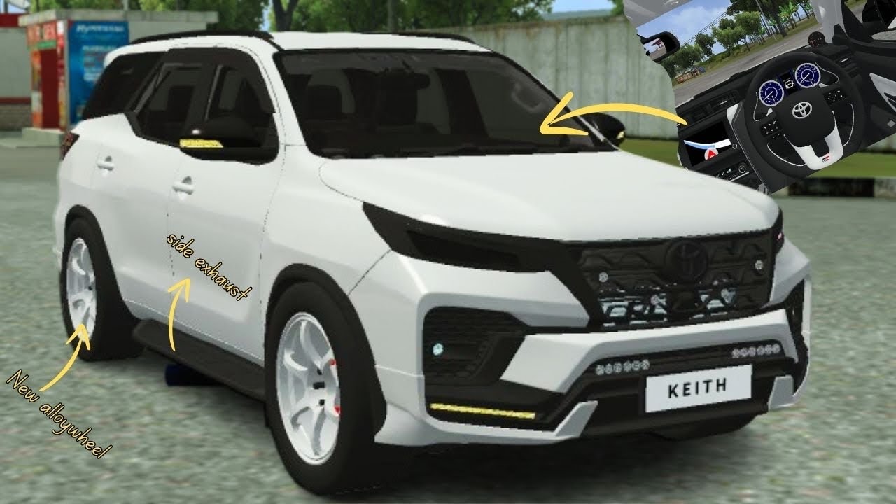 Toyota fortuner 2gd modified for bus simulator Indonesia_bussid mods ...