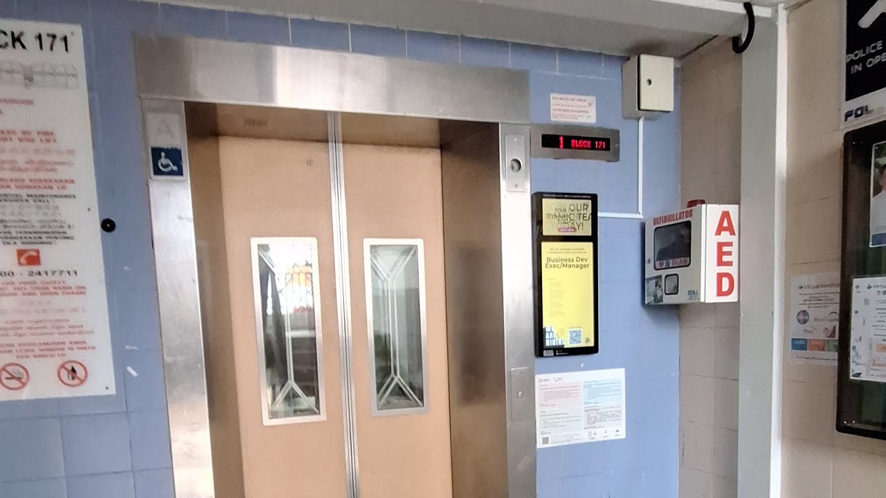 Block 171 Stirling Road HDB Dong Yang Elevator (Lift A) - YouTube