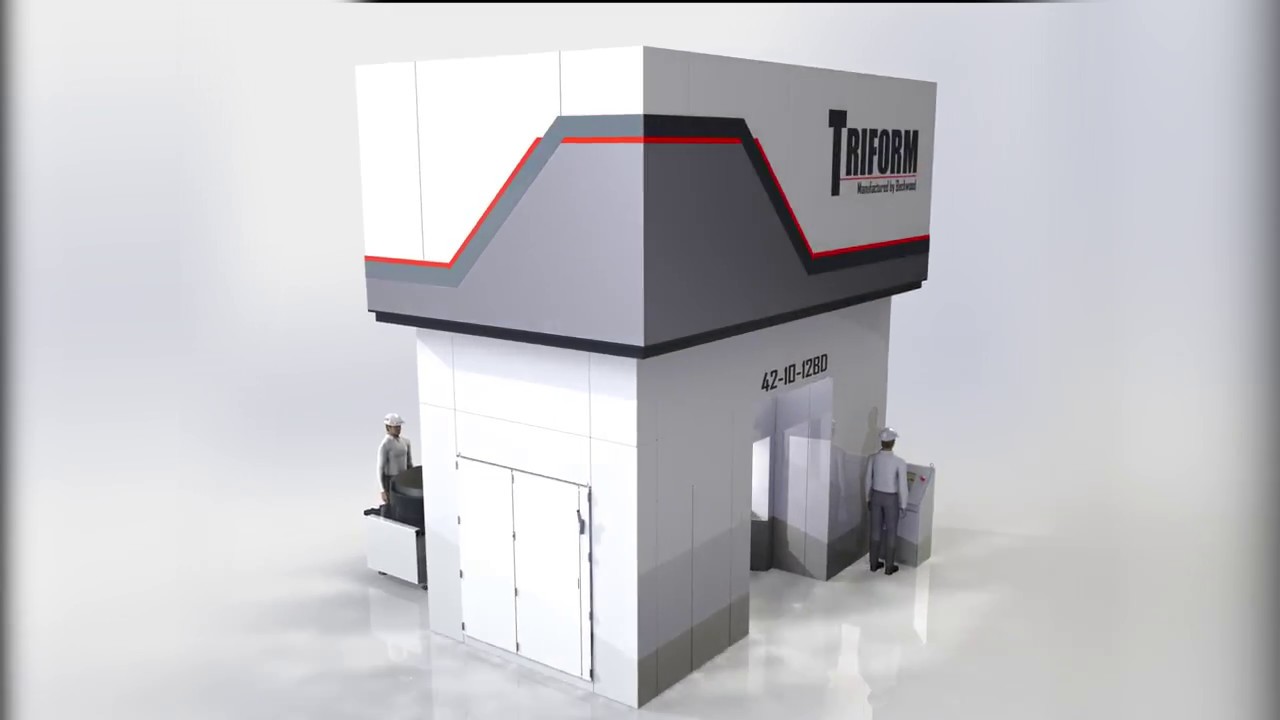 Triform 42-10-12DD Deep Draw Sheet Hydroforming Press - YouTube