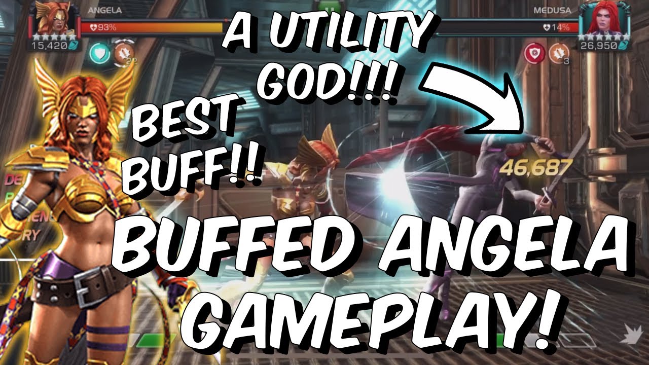 Buffed Angela Gameplay - A NEW UTILITY GOD IS BORN!!! BEST MARCH BUFF ...