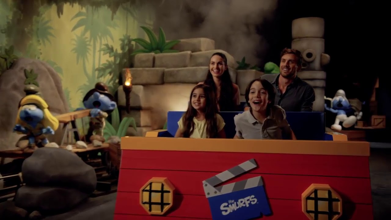Introducing Smurfs Studio Tours ride at MOTIONGATE™ Dubai theme park ...