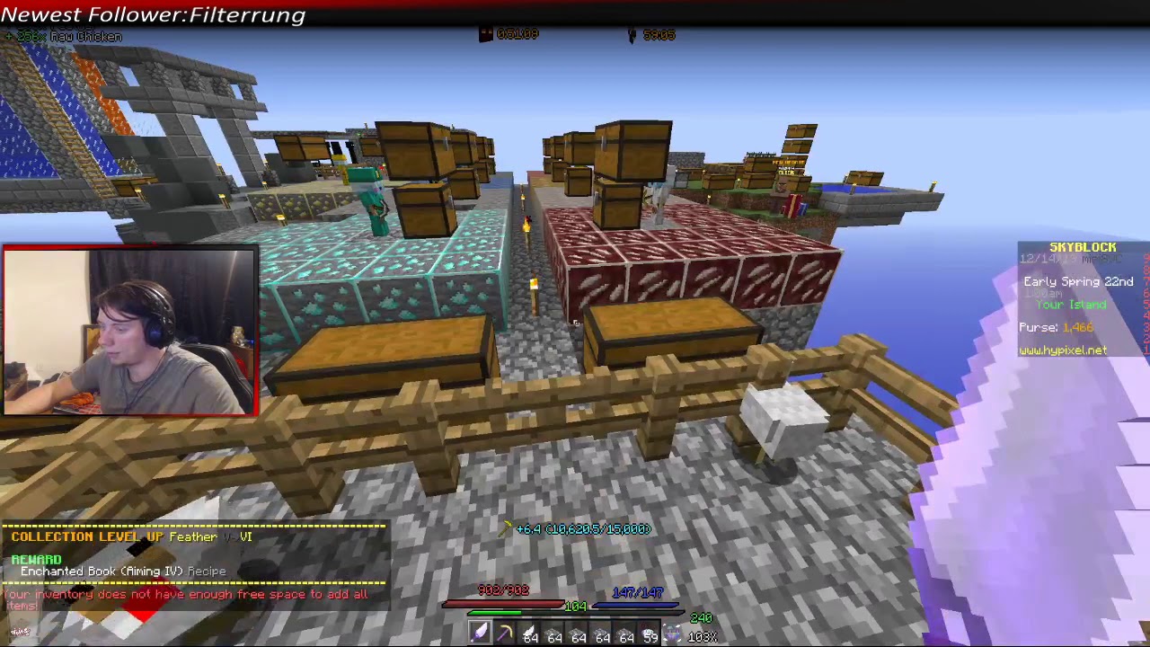 Hypixel Skyblock Ep. 6 Minion changes for the AOTE - YouTube
