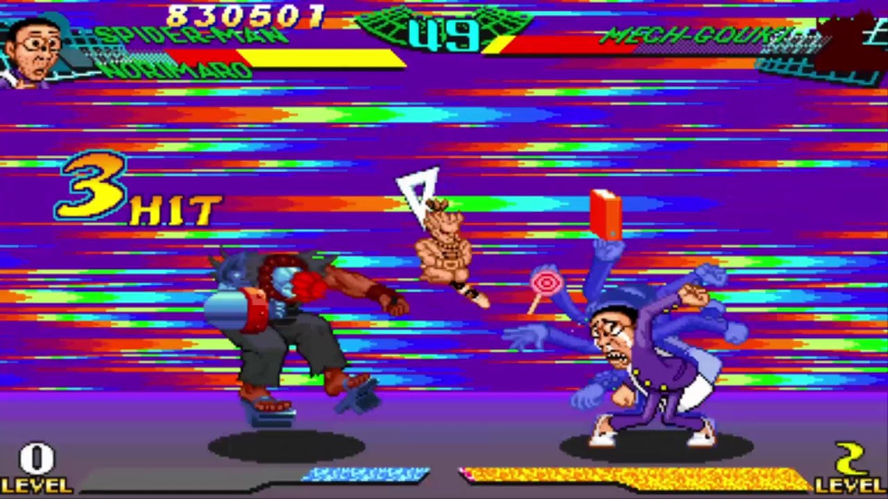 Marvel Super Heroes vs Street Fighter (Norimaro Ending Japanese version ...