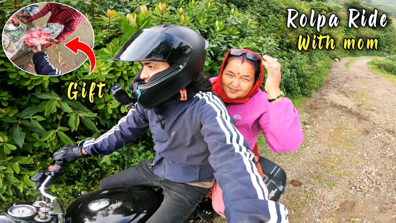 Mom doing vlog on Rolpa off-road Ride || gift for grandmothers || Drone ...