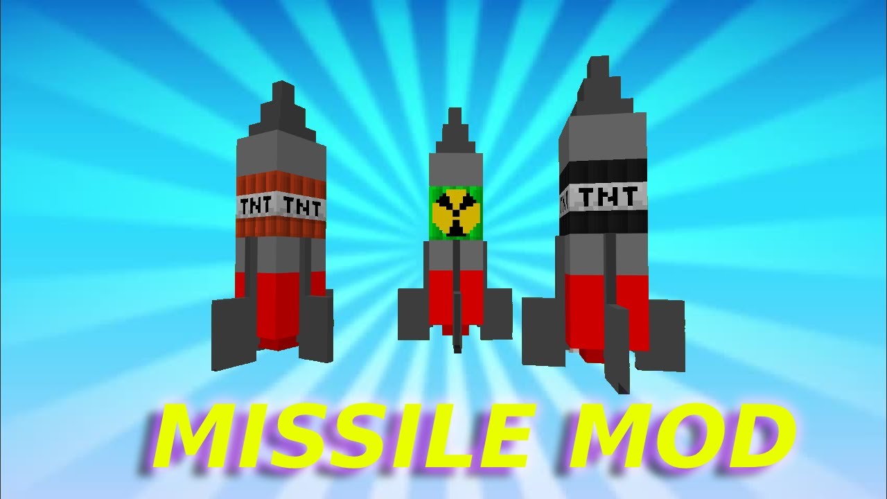 Minecraft Missile Mod For Minecraft Bedrock - YouTube