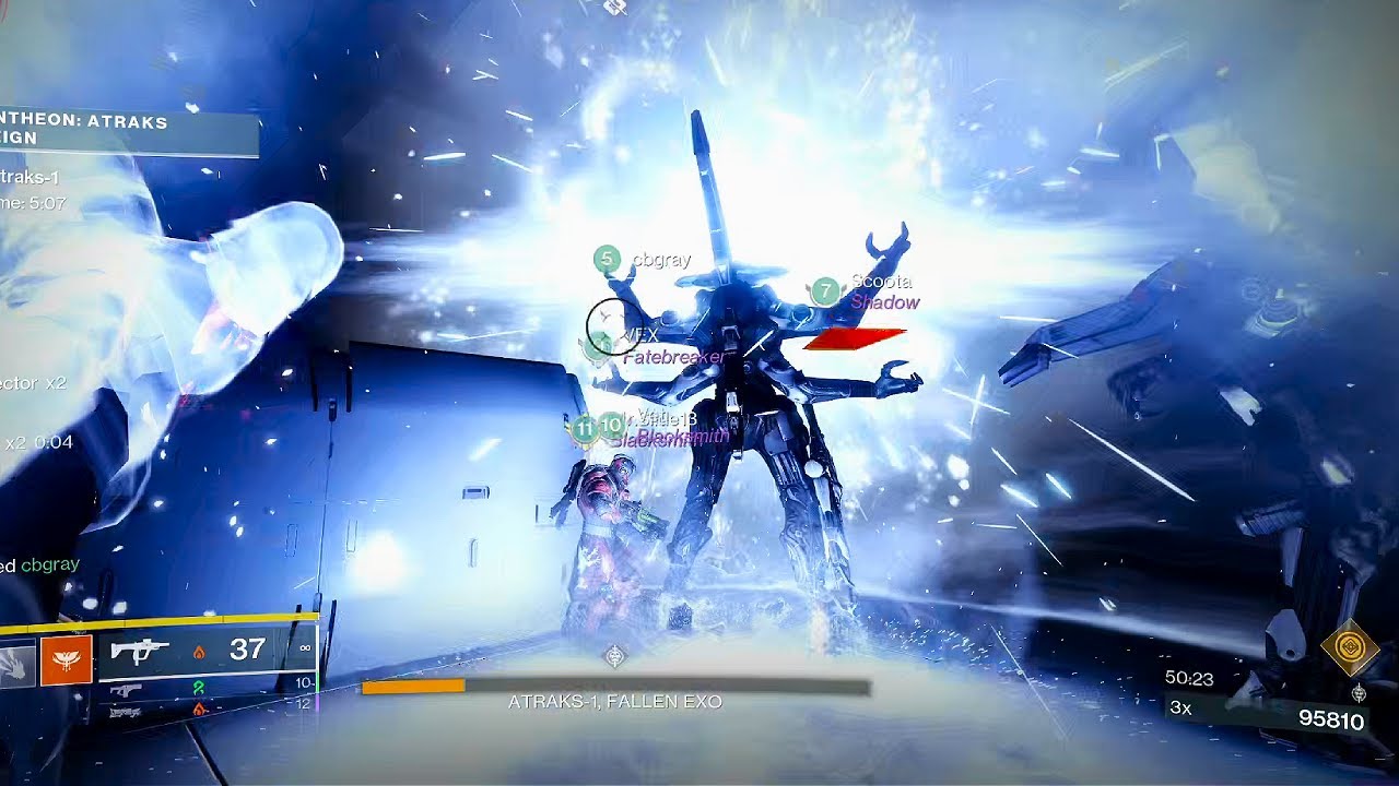 Destiny 2 - My First Pantheon Atraks Sovereign Full Clear! - YouTube