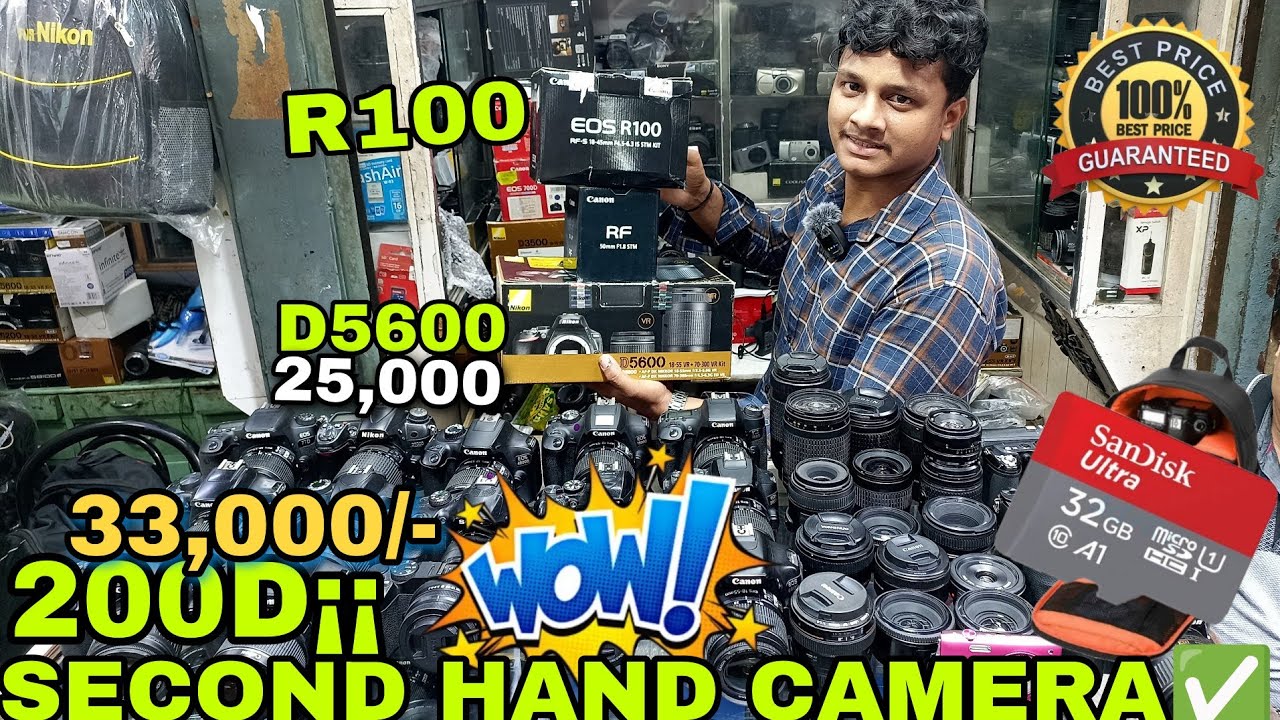 Second hand camera market || Cheapest camera market in kolkata || Metro ...