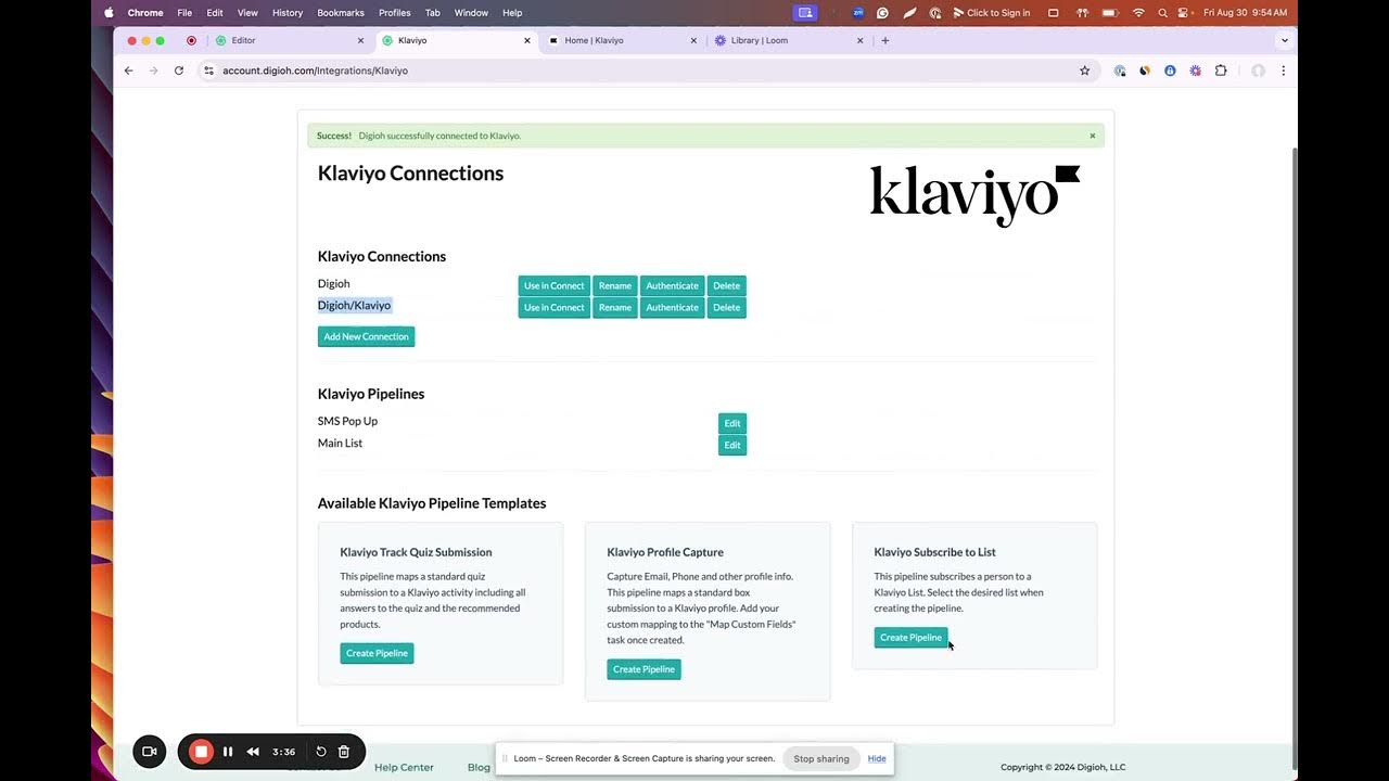 Email Capture Pop Up that goes to Klaviyo - YouTube