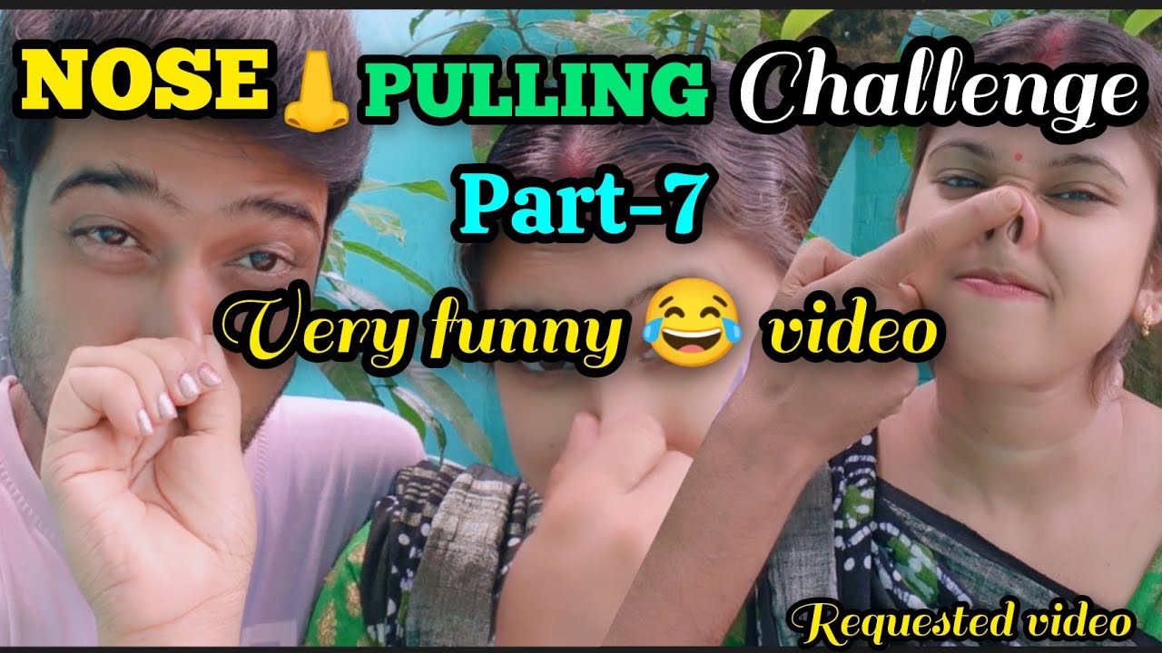 Nose Pulling Challenge👃। Pulling Nose।Very Funny 🤣PART- 7 Nose ...