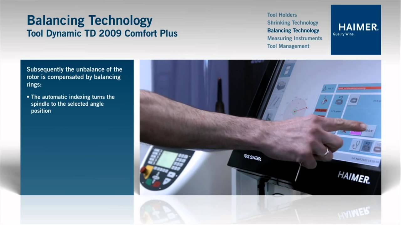 HAIMER Tool Dynamic TD 2009 Comfort Plus - YouTube