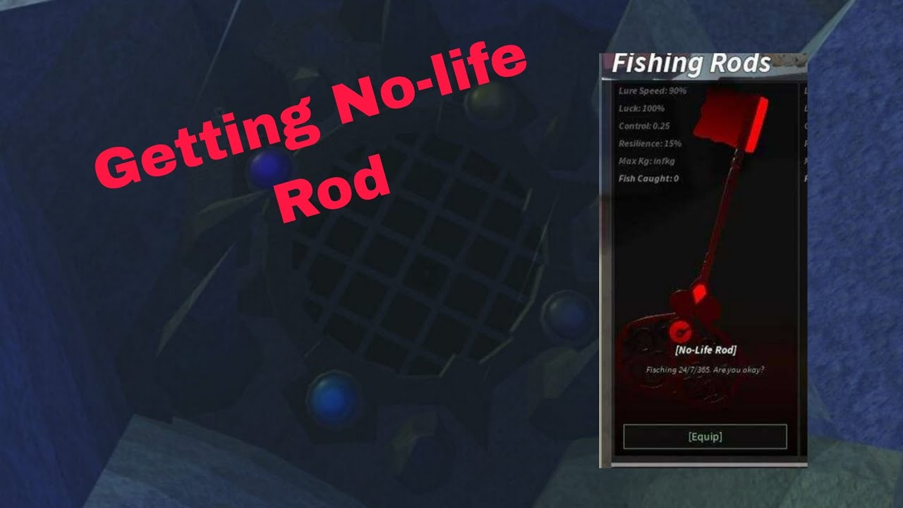 Getting no-life rod in fisch - YouTube