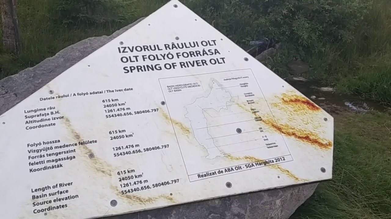 De unde izvorăște râul Olt si cum arata locul