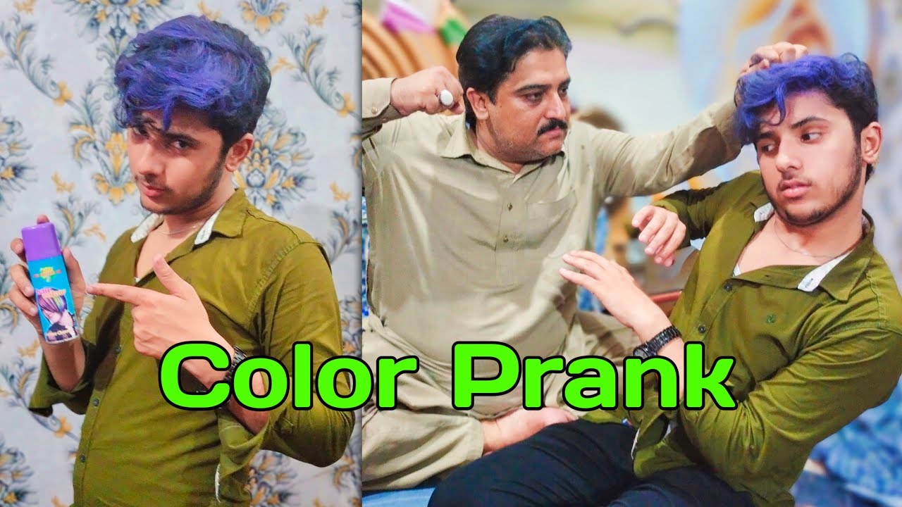 Color Prank With Taya Abu || Prank Mahga Par Gya 😬 - YouTube