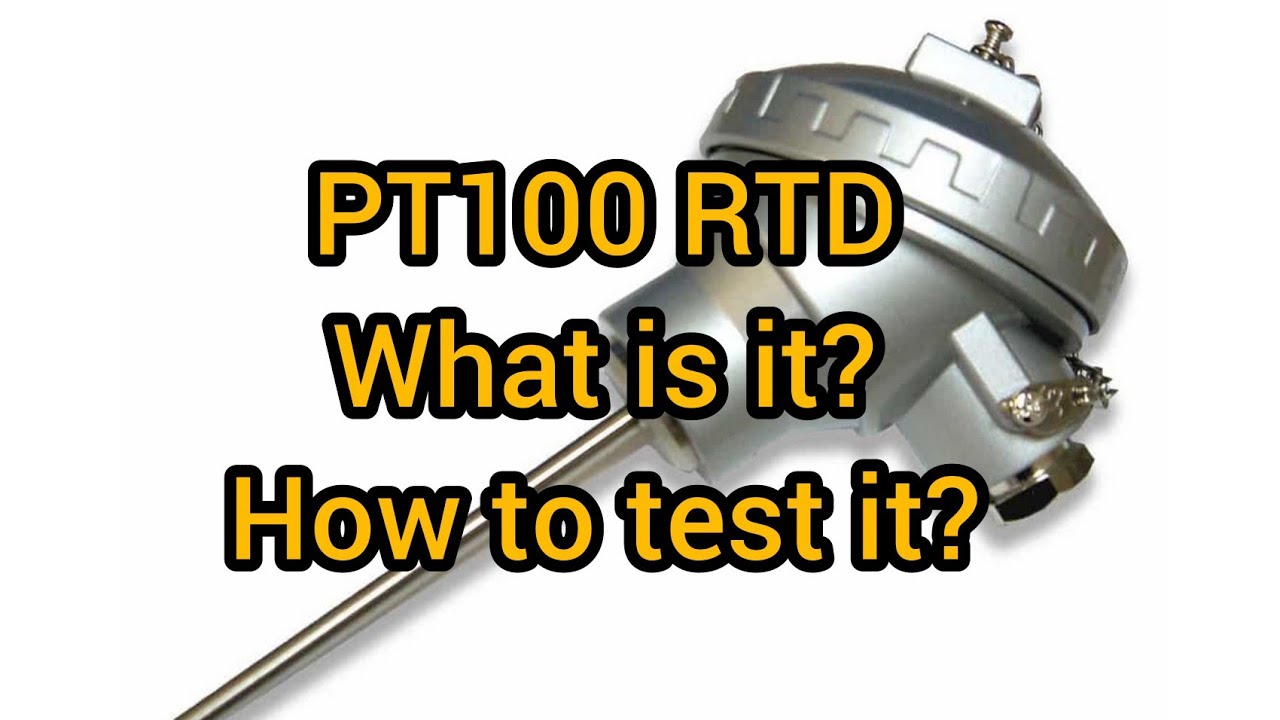 What is PT 100 RTD and how to test - YouTube