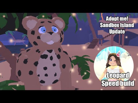 Building a LEOPARD in the NEW Sandbox Island Update! Adopt me! - YouTube