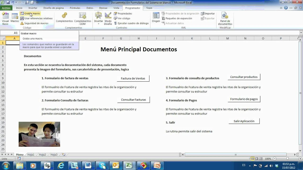 2 Creando Menus en Excel.wmv - YouTube