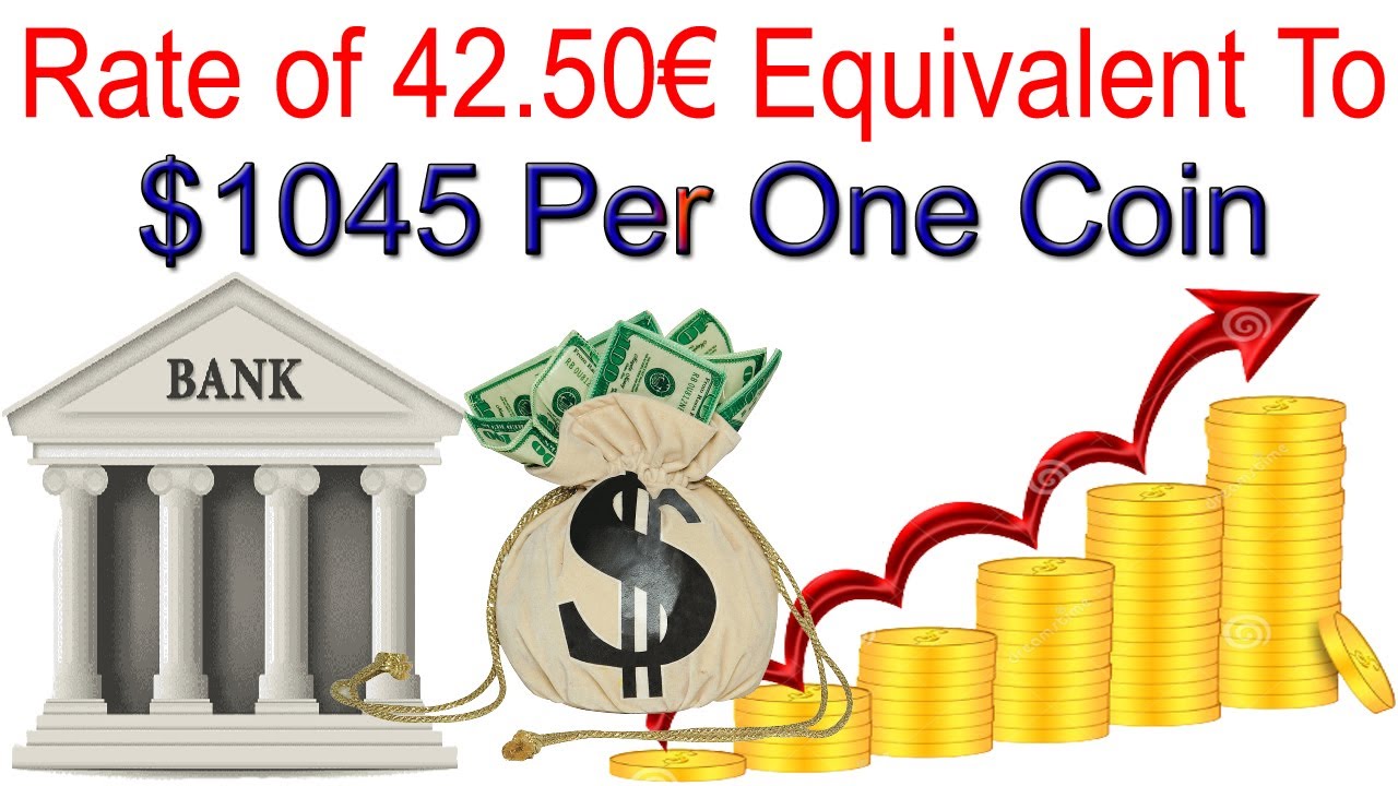 Rate Of 42 50 Equivalent To 1045 Per One Coin AK AUTOMATION