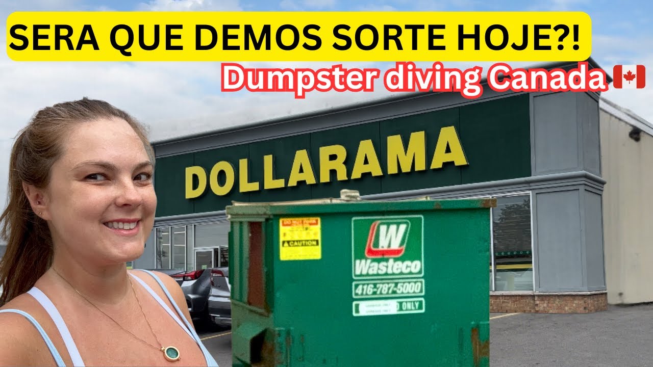 Dumpster diving: O QUE ACHAMOS NOS LIXOS DO CANADÁ 🇨🇦 - YouTube