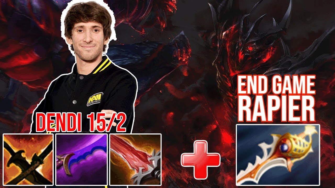 Dendi Shadow Fiend Old School Build. - YouTube