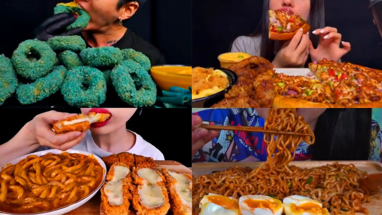 ASMR EATING MUKBANG VIDEO | TASTY FOOD VARIETY MUKBANG COMPILATIONS ...