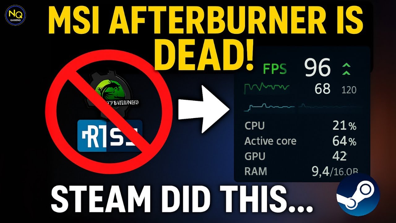 Steam's NEW FPS Overlay is INSANE! No More MSI Afterburner | Full Setup ...