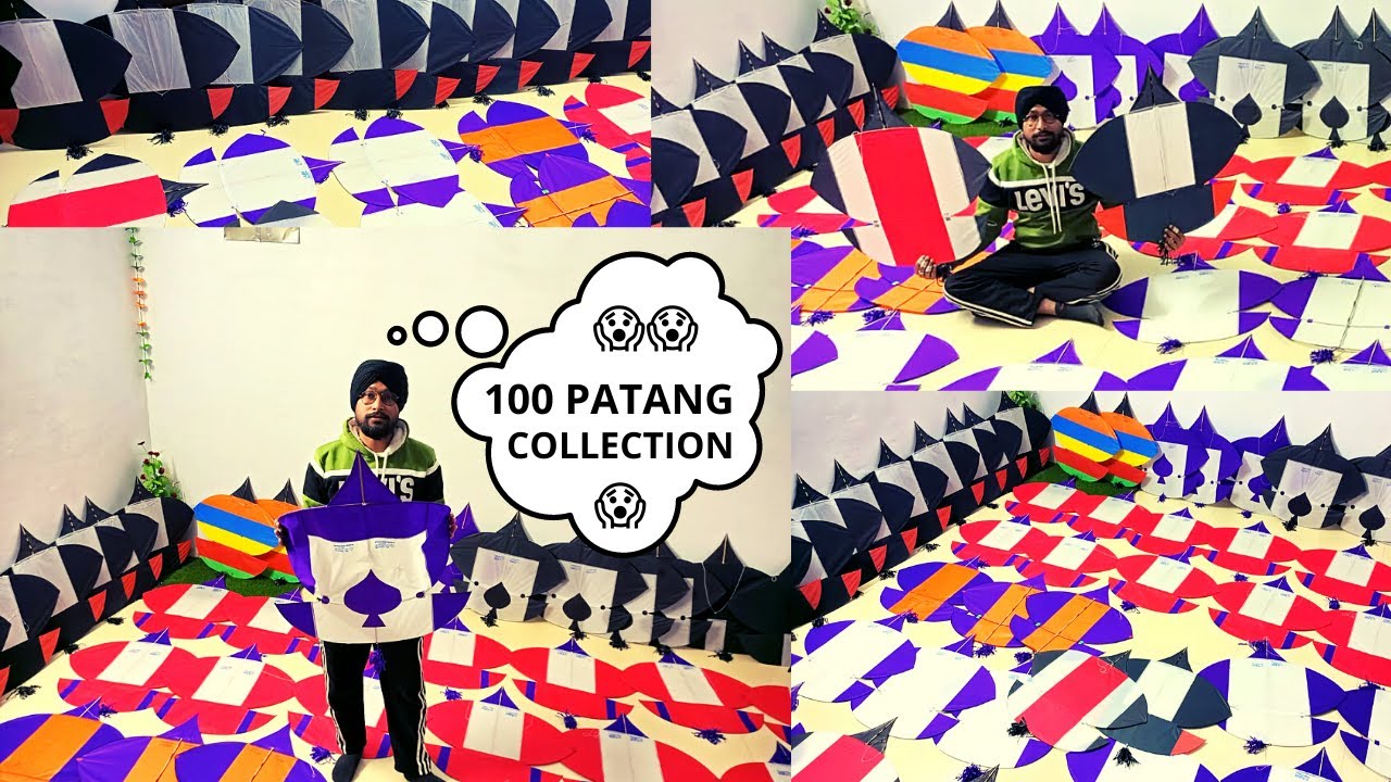 Patang Stash 2022🪁| 100 Patang(Tukkal)😍| Amazing designs🔥 - YouTube