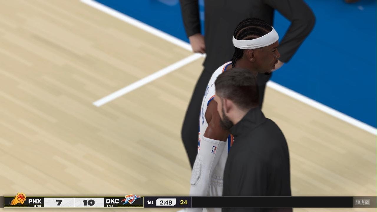 Using SGA in 2k25 PlayNow - YouTube