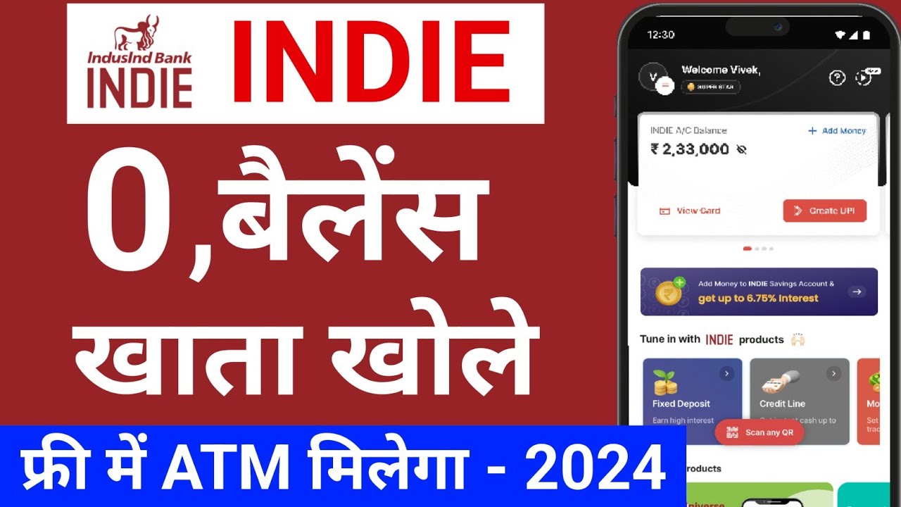 Indie by IndusInd Bank Account Opening Online | Zero Balance Saving ...