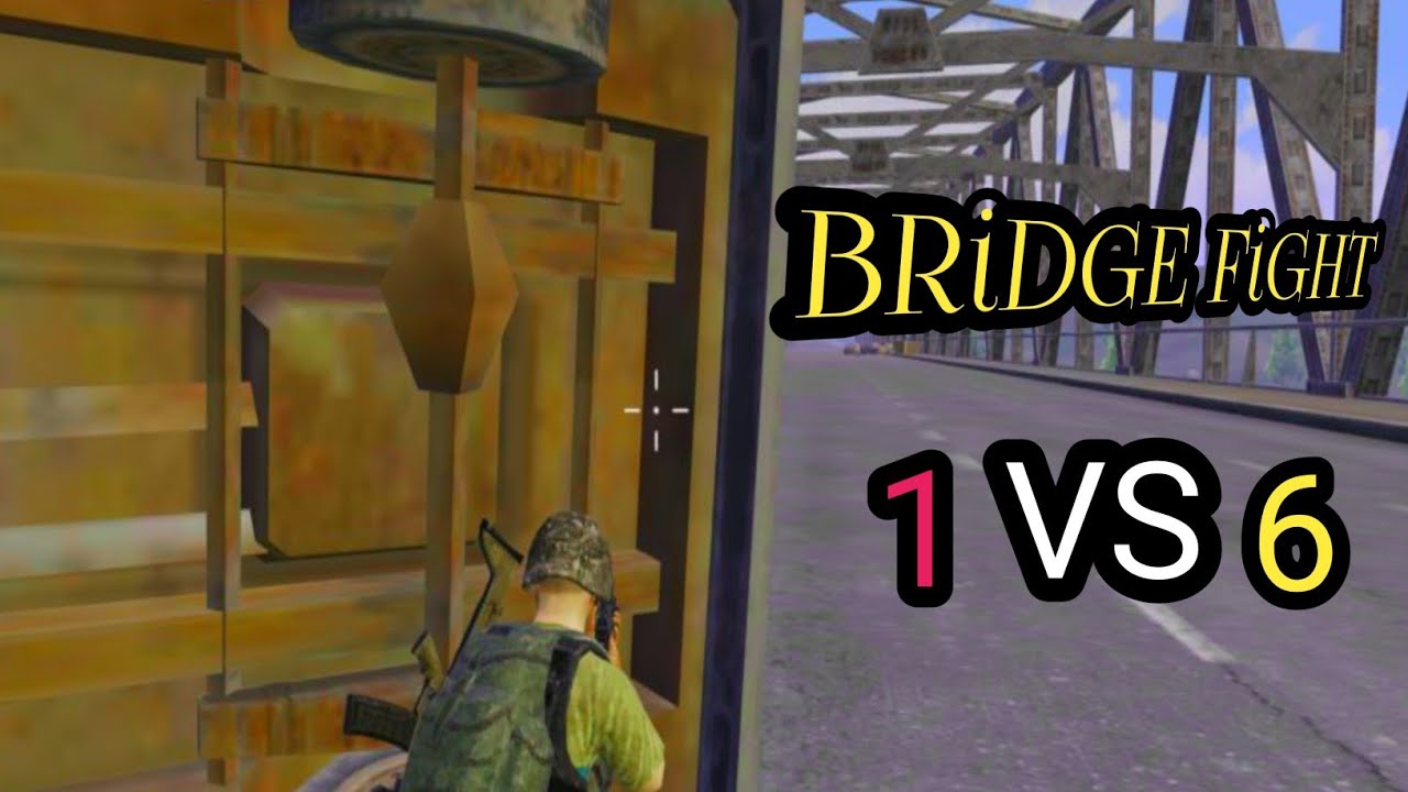 NEW REAL BEST BRIDGE FIGHT EVER | 1V 6 BGMI | BGMI - YouTube