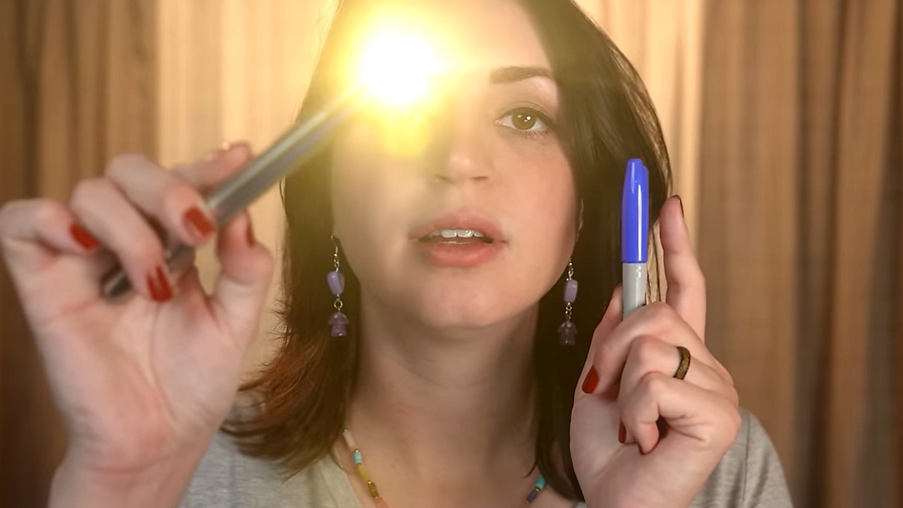 3 Minute ASMR | Ocular Nerve Eye Tests - YouTube