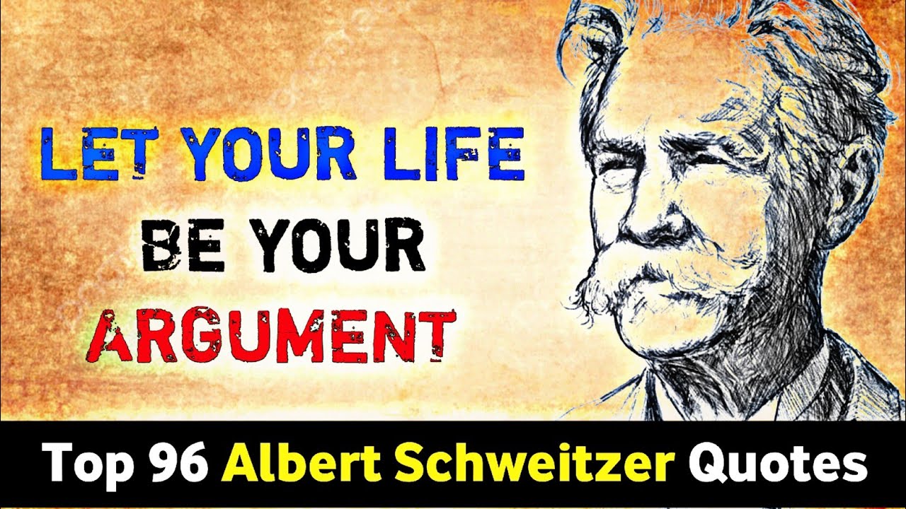 Albert Schweitzer' Life Lessons People Wished They Knew Sooner - YouTube