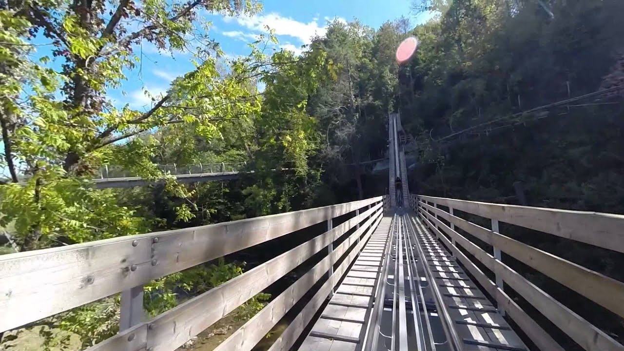 Smoky Mountain Alpine Coaster ride - YouTube