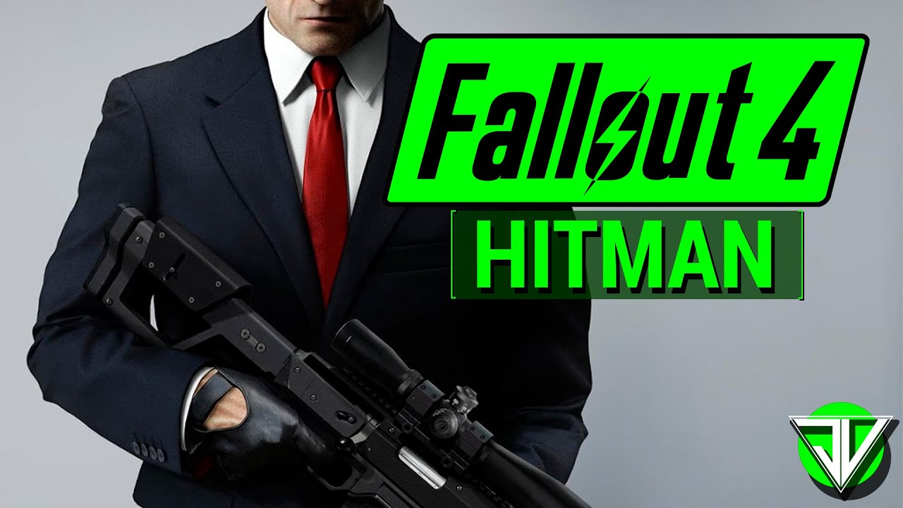FALLOUT 4: Agent 47 HITMAN Sniper Assassin Character Build! - YouTube