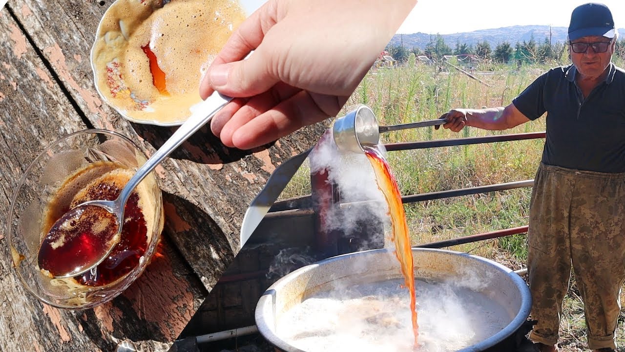 Si te bejme pekmez rrushi. İ gjithe precesi dhe detajet. Pekmez rrushi ...