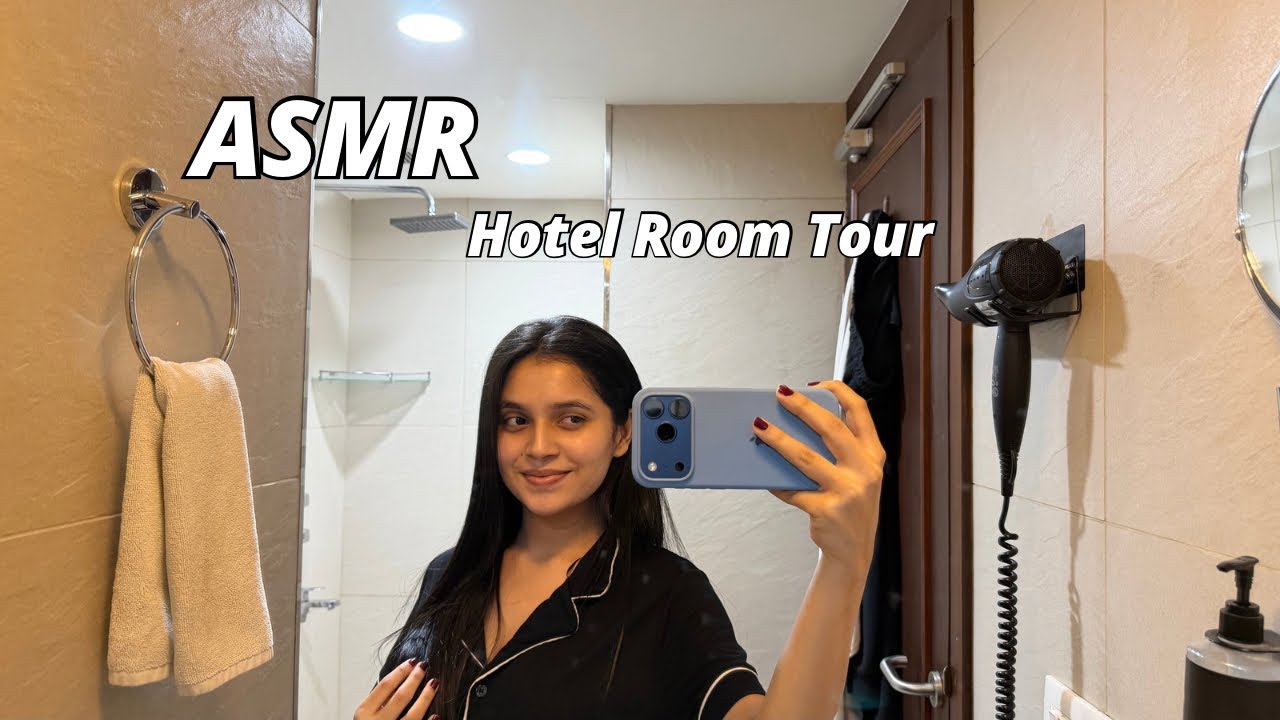 ASMR | Hotel Room and Lobby Tour! - Tapping, Chit Chatting, Walking ...