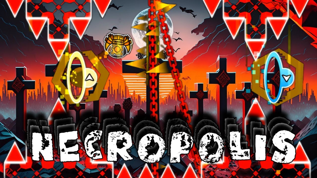 NEW HARDEST! | Necropolis 100% | by Neptune | Insane Demon | Geometry ...